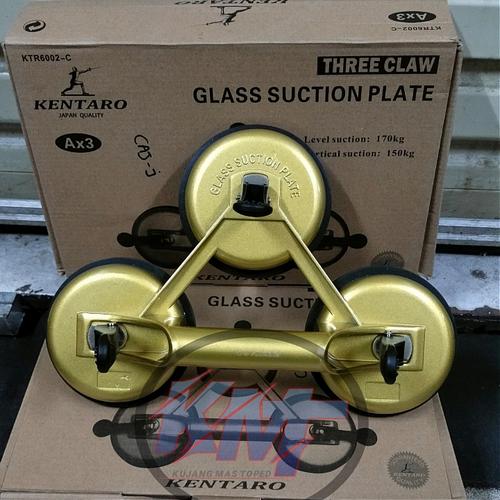 Jual KOP KACA KAKI 3 KENTARO HEAVY DUTY ALUMINIUM GLASS SUCTION PLAT 3 ...