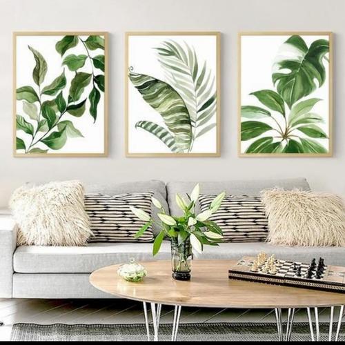 Jual lukisan leeaf gren monstera 40x60 - tanpa frame - Kab. Bandung ...