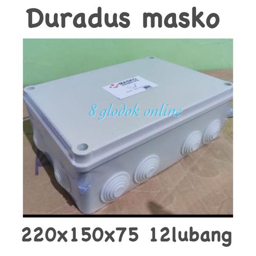 Jual Masko Doradus 220x150x75 PVC 12 Lubang/ Duradus masko Junction Box ...