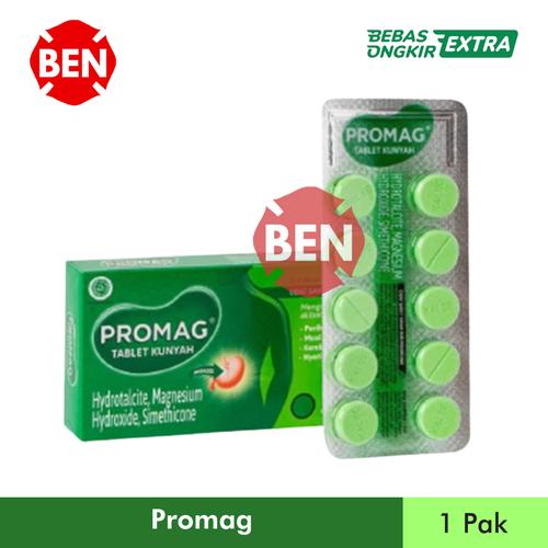 Jual Promag Tablet 1 Box Pak / 3 Strip / 36 Tablet / Obat Maag Asam ...