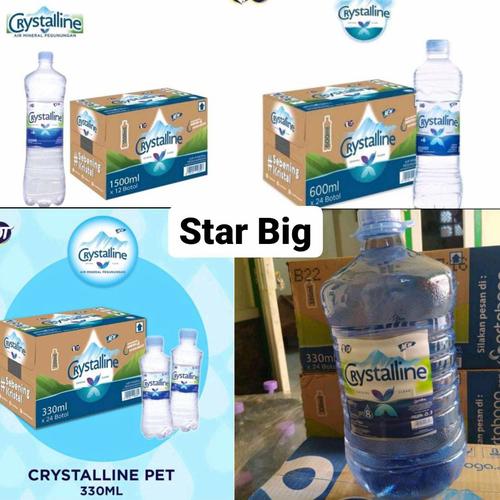 Jual Minuman Botol Air Mineral Crystaline Crystalline Khusus Instan ...
