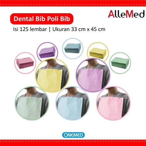 Jual OneMed Dental Bib Polybib Polibib Isi 125 Lembar - Hijau - Kota ...