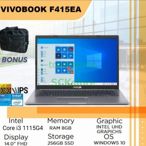 Jual Asus Vivobook F415EA | I3 1115G4 8GB 256SSD 14 FHD IPS BLIT W10 ...