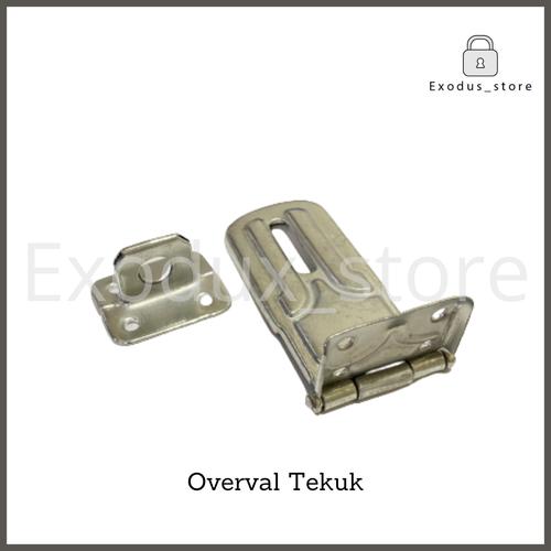 Jual Overpal plat tempat gembok 3" | 4" inch putih murah / model tekuk ...