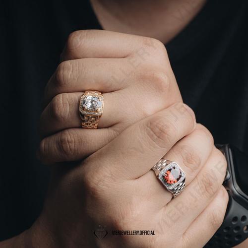 Jual Wynn edition ring man 8995 cincin cowok replika berlian - White ...
