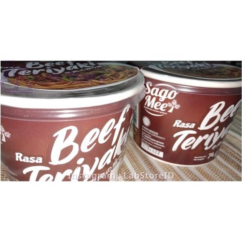 Jual SagoMee Sago Mee Mie Instan Noodle Sagu Rumbia Rasa Beef Teriyaki ...