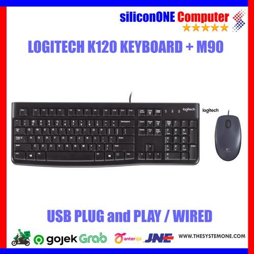 Jual Logitech Keyboard Mouse K120 + M90 - Kota Bandung - silicon ONE ...