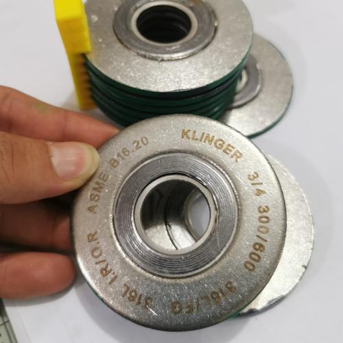Jual Spiral Wound Gasket 3/4" 300/600# Inner SS316 Outer SS316 GF ...