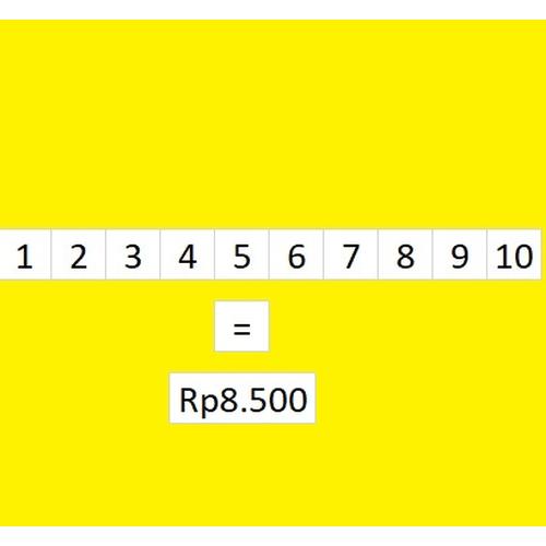 Jual Marker Strip UK6N Terminal Block - HORISONTAL, 11 s/d 20 - Jakarta ...