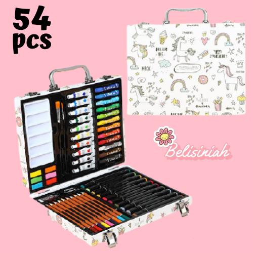 Jual CRAYON SET / KOPER SET CRAYON MEWARNAI / ALAT LUKIS ANAK 54PCS ...