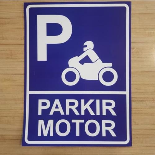 Jual STIKER RAMBU SIGN STICKER TANDA RAMBU PARKIR MOTOR SAFETY SEPEDA ...