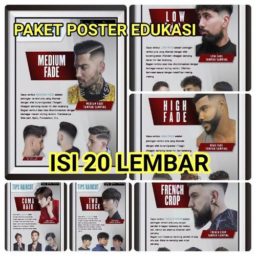 Jual katalog poster model rambut pria edukasi - Kab. Sragen - akuma ...