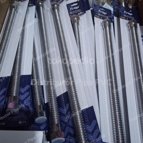 Jual Selang Fleksibel 1/2 inch SUS304 Flexible Hose Selang Air Panas ...