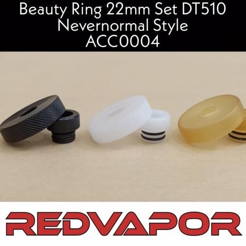Jual Beauty Ring 22mm Set Driptip 510 Never Normal Style Ultem Hitam ...