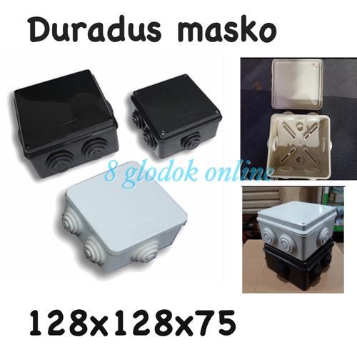 Jual Masko Dordus 128x128x75 Putih Duradus Masko Junction Box PVC Putih ...