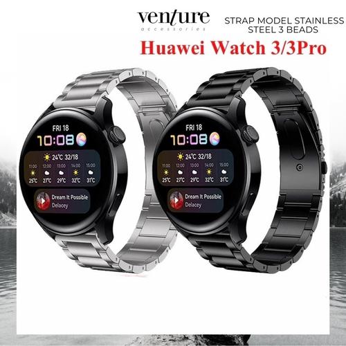 Jual STRAP HUAWEI WATCH 3 / GT3 / GT3 PRO 46MM MODEL STAINLESS STEEL ...