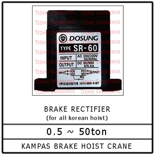 Jual Brake Rectifier SR-60 - Kab. Bekasi - Techme Crane Engineering ...