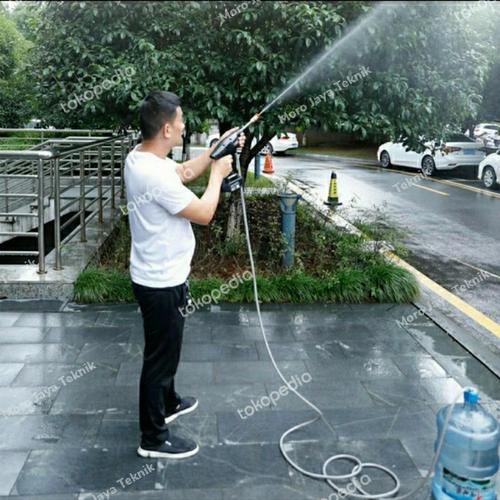 Jual Mesin Jet Cleaner Cuci Mobil Cordless Mesin Steam AC Portable 48Vf ...
