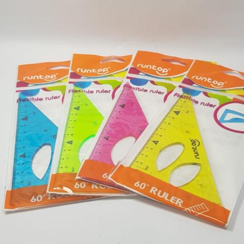 Jual PENGGARIS SEGI TIGA 60 DERAJAT ELASTIS - Biru Muda - Jakarta ...