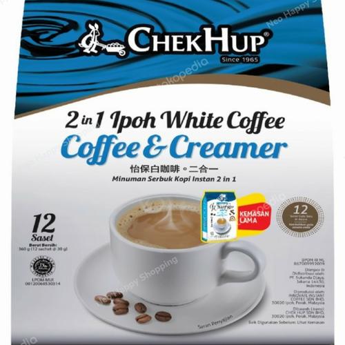 Jual chek hup 2 in 1 ipoh white coffee kopi isi 15 sachet halal mui ...