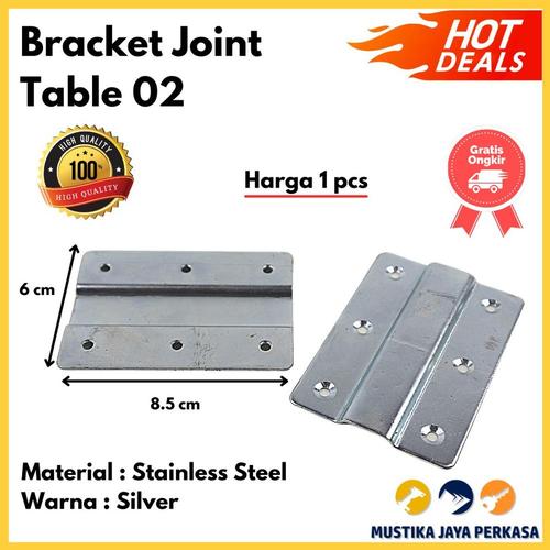 Jual Bracket Joint Table 02 Konektor Penghubung Connector Meja Papan ...