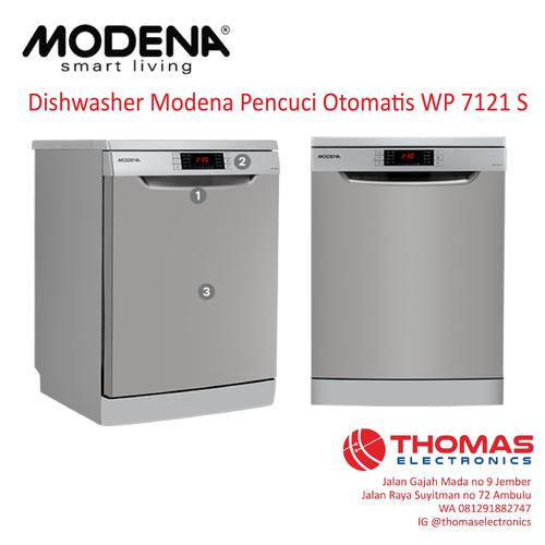 Jual Dishwasher Modena Pencuci Otomatis WP 7121 S / CUCI PIRING ...