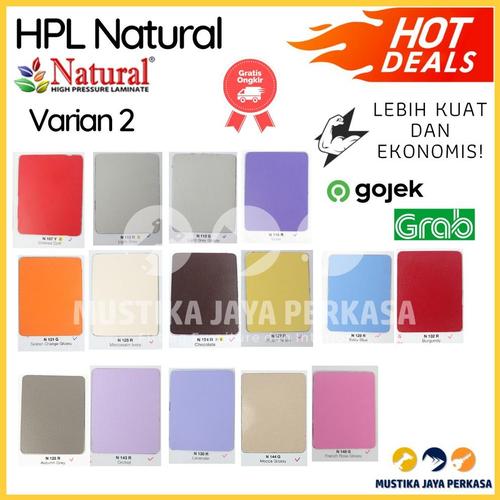 Jual Natural HPL Natural Warna Solid Colour Bukan HPL Taco HPL ...