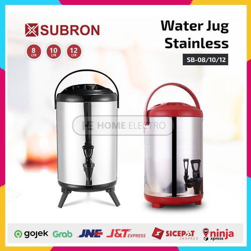 Jual Subron Water Jug Stainless Steel Hot Cold 8 Ltr Coffee Juice ...