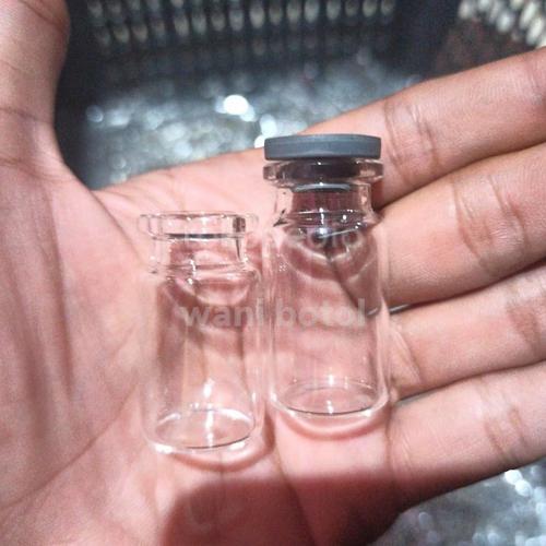 Jual botol vial 5ml kaca tutup karet / pinisilin / clear - Kota Depok ...