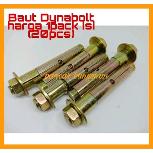 Jual BAUT DYNABOLT M10x65 isi 20pcs - BAUT DYNABOLT isi 20 pcs ...
