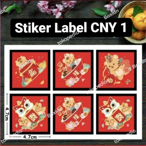 Jual Sticker Imlek Stiker Kotak Imlek Stiker Box Hamper Imlek - Jakarta ...