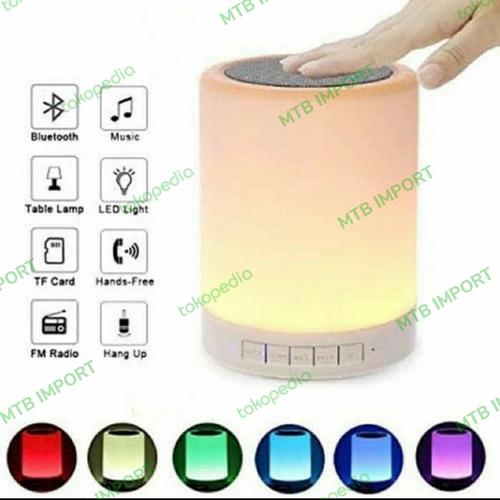 Jual Speaker Bluetooth LED RGB Lampu Tidur Disko Smart Touch Lamp ...