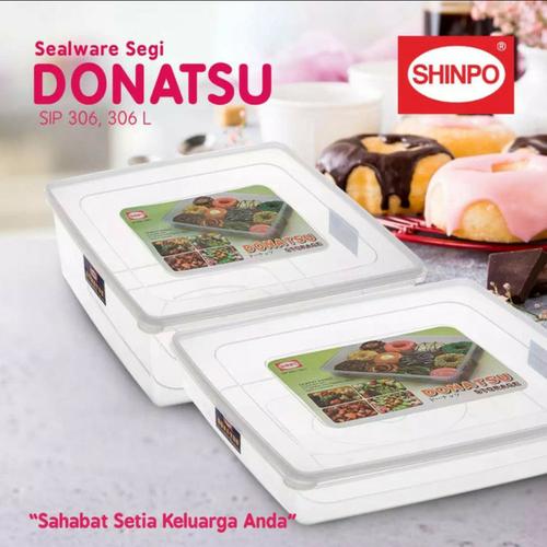 Jual Tempat Makanan/ Kotak Donat/ Wadah Makanan Serbaguna Plastik ...