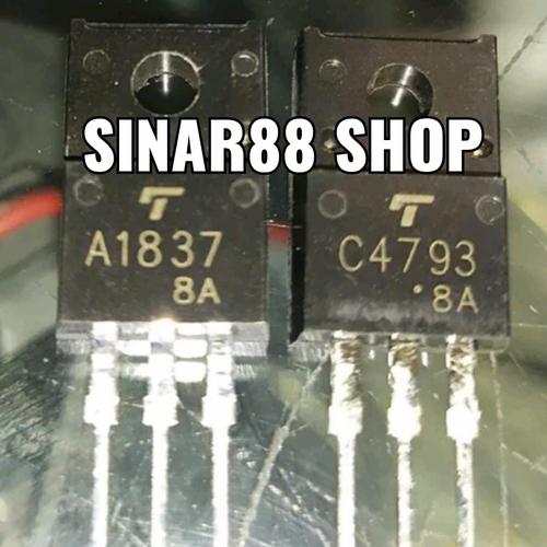 Jual TRANSISTOR TR SET 2SA1837 2SC4793 A1837 C4793 KUALITAS B A 1837 C ...