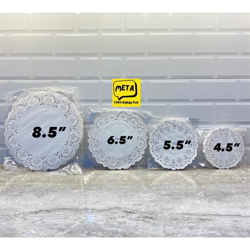 Jual KERTAS ALAS KUE / ALAS STOPLES 100 LEMBAR / ALAS KUE - 5" (12,7 cm ...