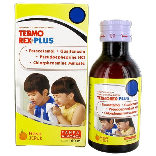 Jual Termorex Plus Syrup Botol / Obat Demam, Batuk dan Pilek Anak - 30 ...