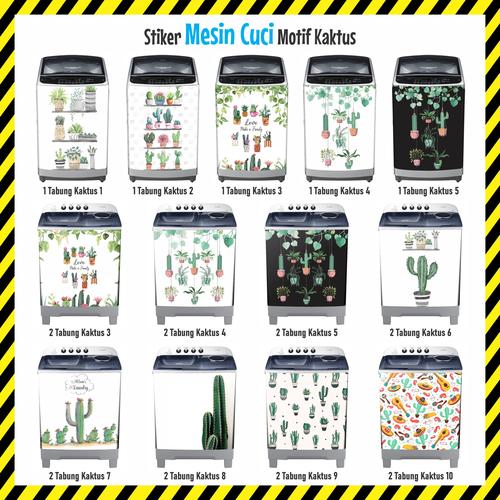 Jual STIKER Mesin Cuci 1 Tabung dan STICKER Mesin Cuci 2 Tabung ...