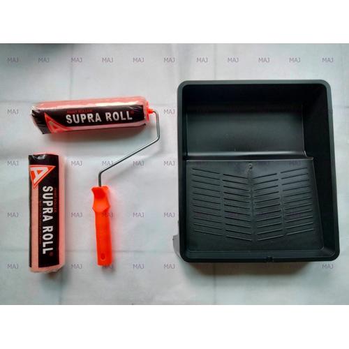 Jual Paket Kuas Bak Cat Kuas Roll 9 Inch Cat Tembok/ Gagang + Bulu Roll ...