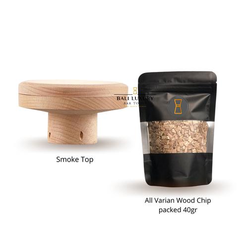 Jual Smoke Top Bundle with Wood Chip Cherry/Apple/Hickory/Whisky oak 40 ...
