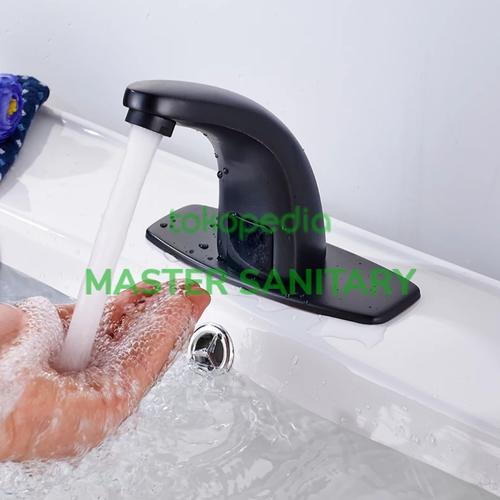 Jual Kran Wastafel Sensor HITAM BLACK /keran Automatic Sensor Wastafel ...