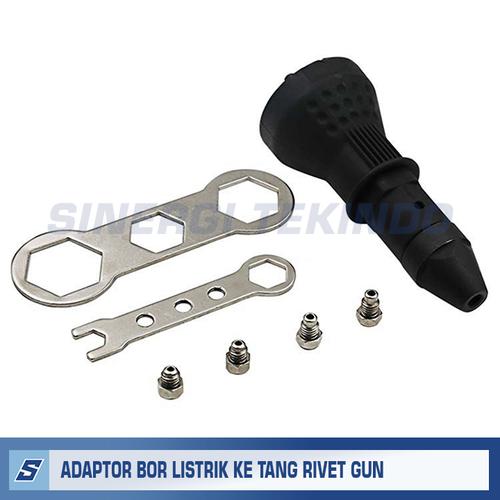 Jual Alat Rivet Tang Ripet Adaptor Konverter Bor River Paku Bor Adapter ...