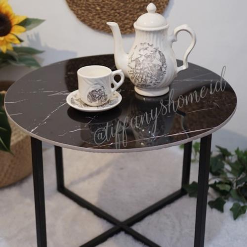 Jual meja sofa granit coffee diameter 80cm plus Kaki - Kab. Bogor ...