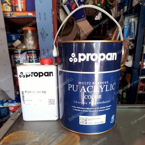 Jual PROPAN PU ACRYLIC Color 786 Propan Multi Purpose 5 L set - Black ...