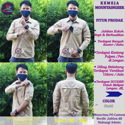 Jual KEMEJA PRIA MOUNTAINGEER MOCCA - KEMEJA GUNUNG PRIA OUTDOOR ...