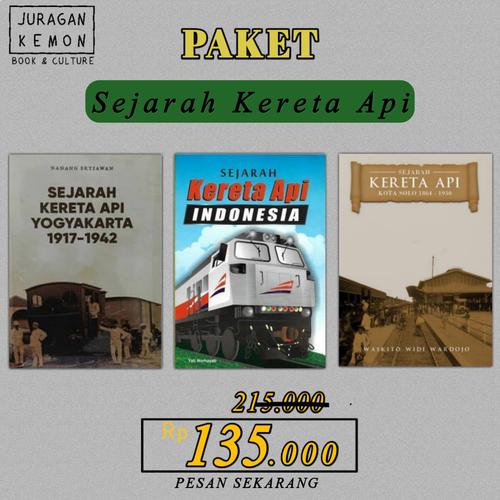 Jual Paket Buku Sejarah Kereta Api - Kab. Bantul - juragankemon | Tokopedia
