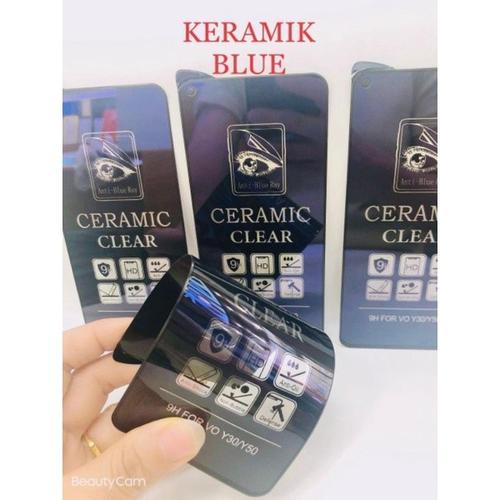 Jual Samsung Galaxy A32 5G 2021 Antigores Ceramic Blue Clear Glossy ...