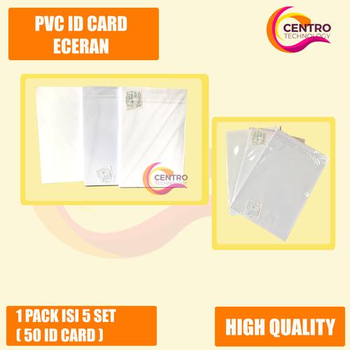 Jual Bahan PVC Id Card A4 Instan 5 Set (50 Id Card) / Kartu Id card ...