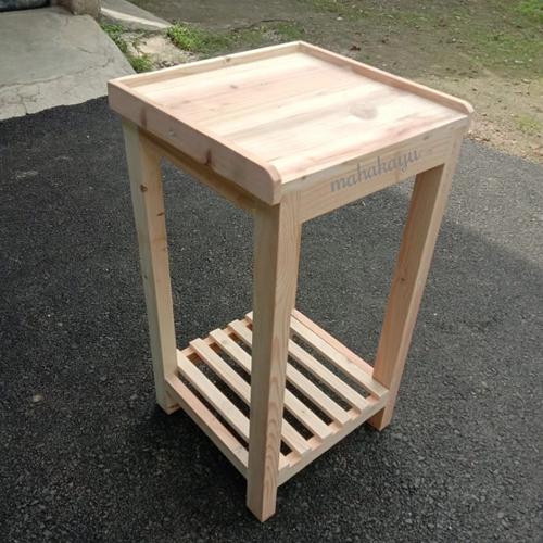 Jual Meja Dispenser Kayu Jati Belanda - Kab. Bekasi - Maha kayu | Tokopedia