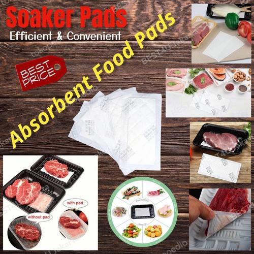 Jual Absorbent Food Pads - Penyerap Cairan Makanan Daging Ikan Buah ...