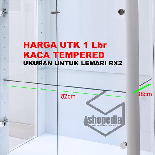 Jual Display Aksesoris Rak Ambalan Kaca Tempered untuk Lemari Pajang RX ...